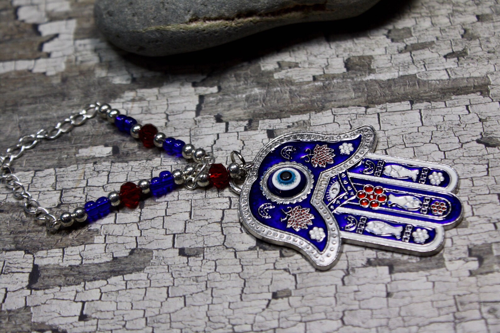 Hamsa Rear View Mirror Charm Hamsa Hand Spiritual Hand Yoga | Etsy