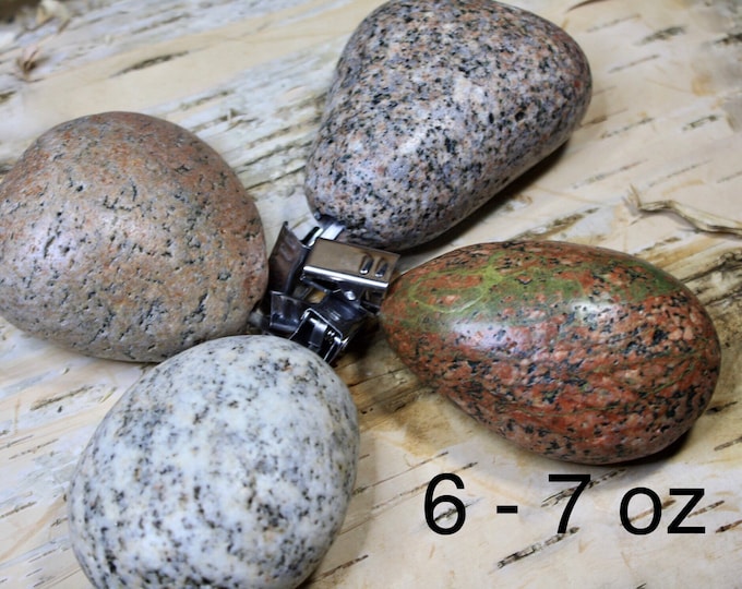 Stone Weights, 6 -7 Oz Weights, Shade, Lake Superior Rock Table Cloth ...