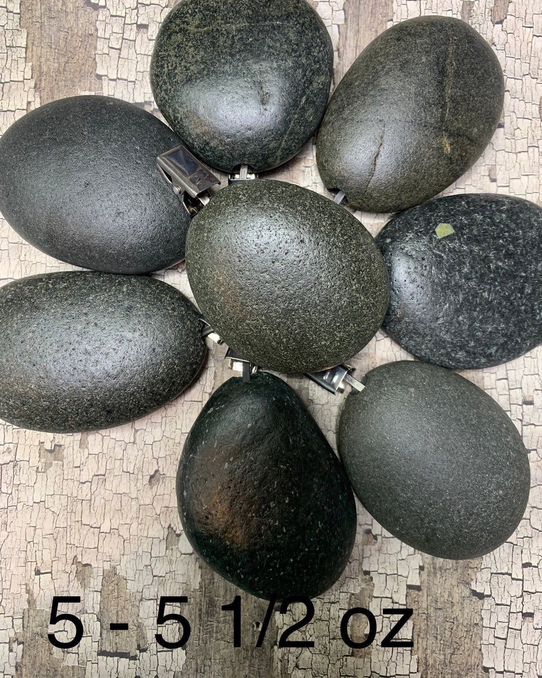 Stone Weights, Lake Superior Rock Table Cloth Weights, 5 - 5 1/2 Oz ...