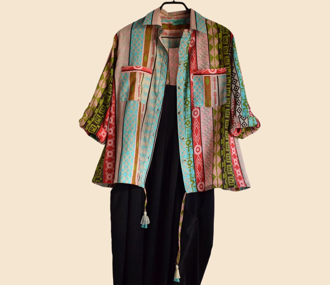 Hand Block Printed Indian Cotton Top, Women's Ethnic Blouse - Etsy