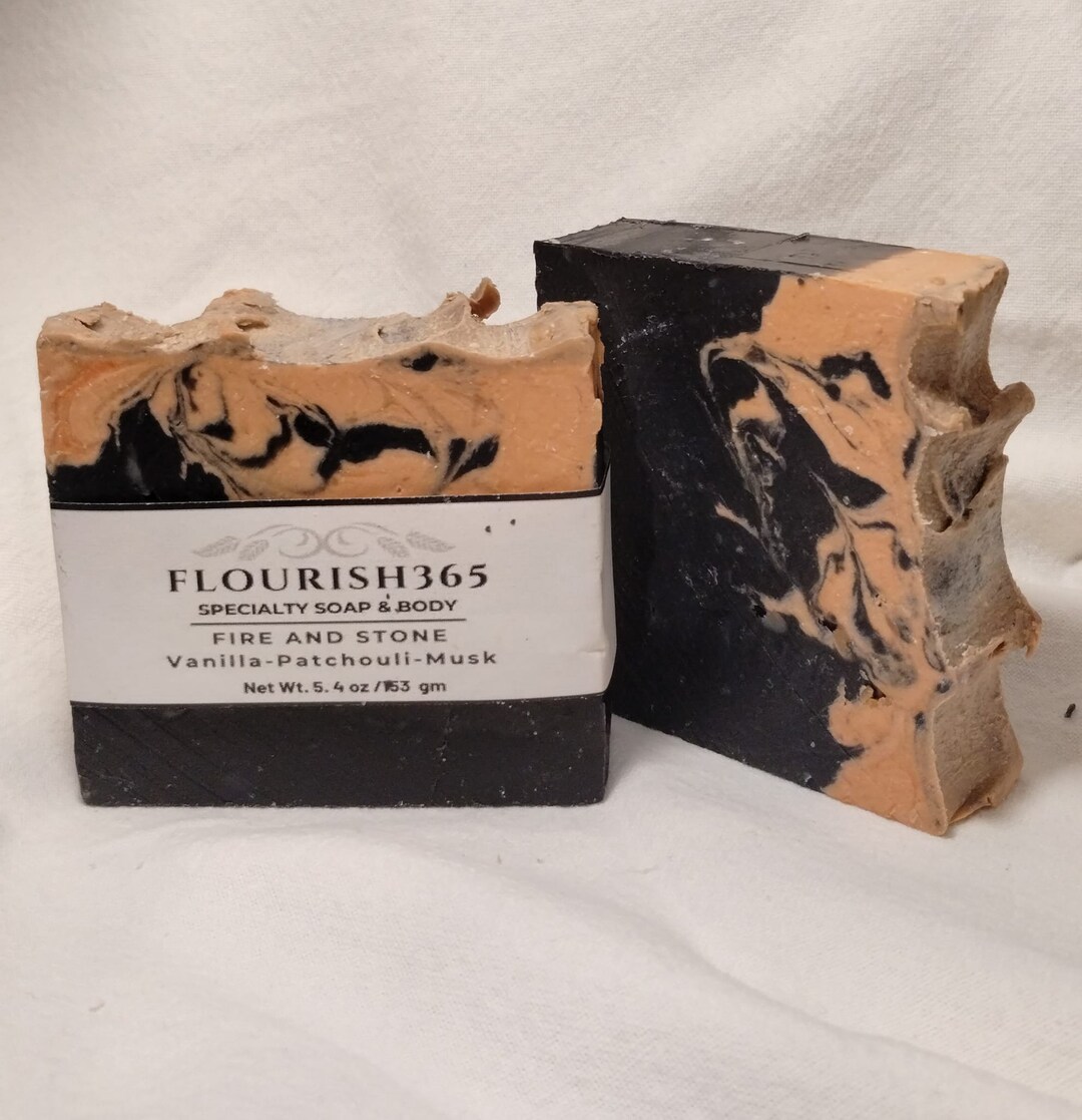 FIRE AND STONE Handmade Soap - Etsy