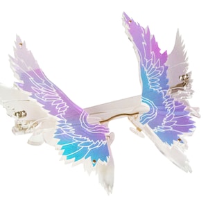 Iridescent Angel Wing Glasses - Etsy