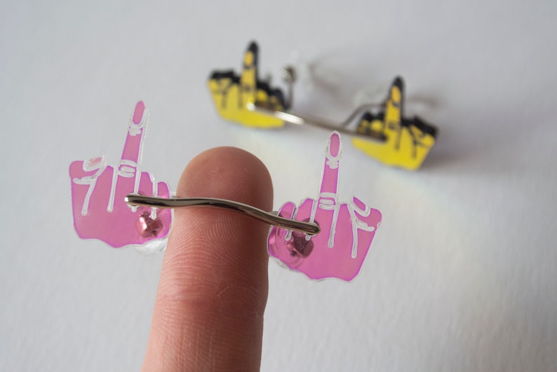 Tiny Middle Finger Glasses - Etsy