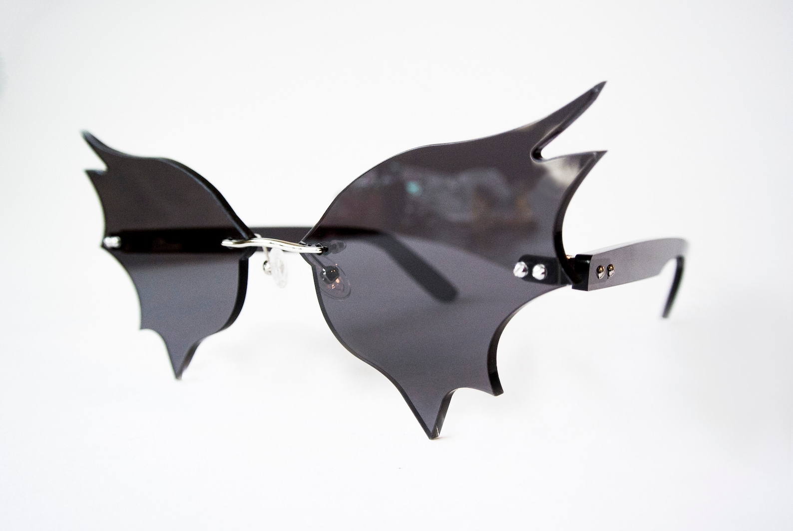 Black Bat Wing Glasses - Etsy UK
