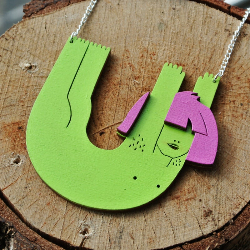 Monster Necklace - Etsy