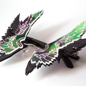 Iridescent Angel Wing Glasses - Etsy