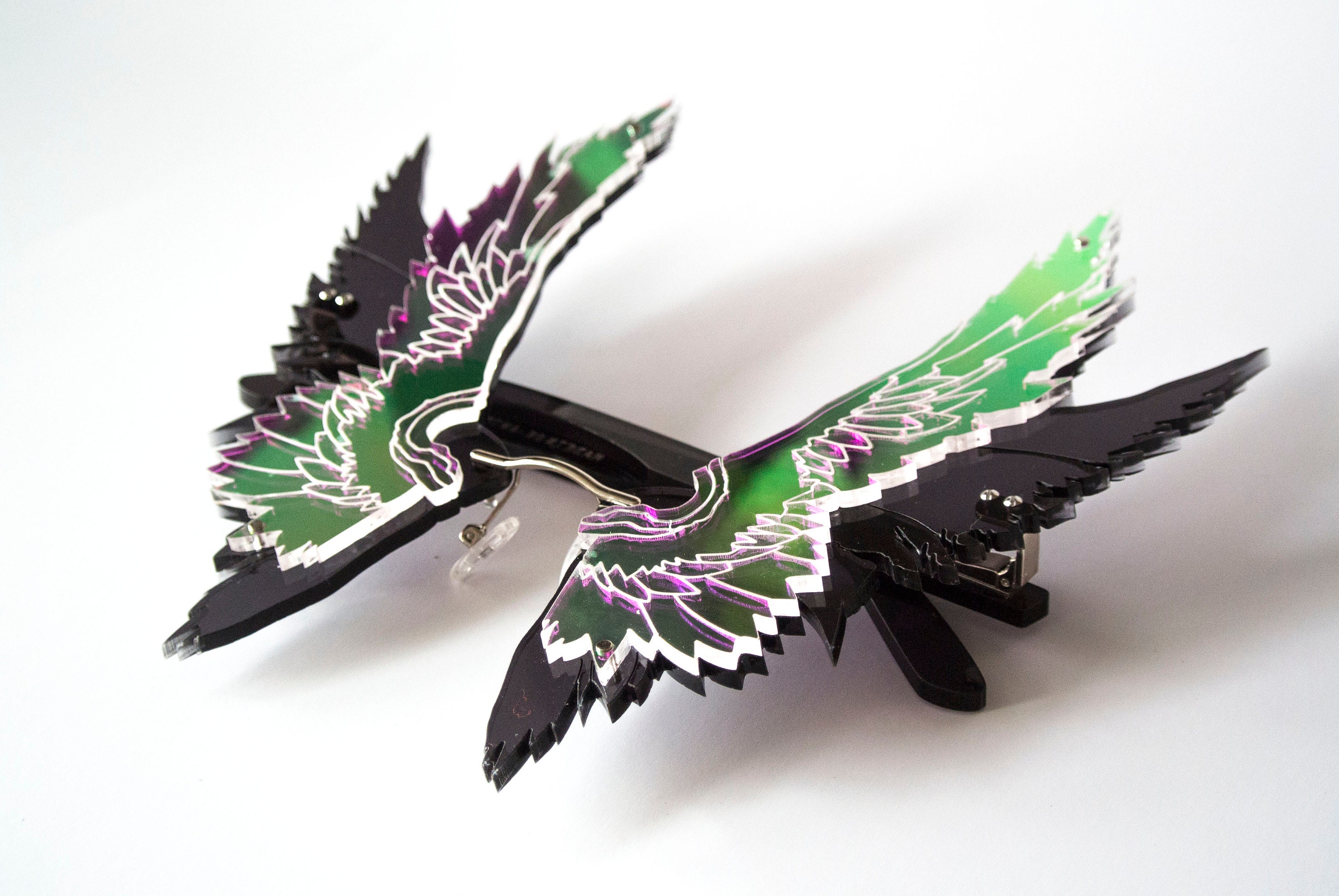 Iridescent Angel Wing Glasses - Etsy