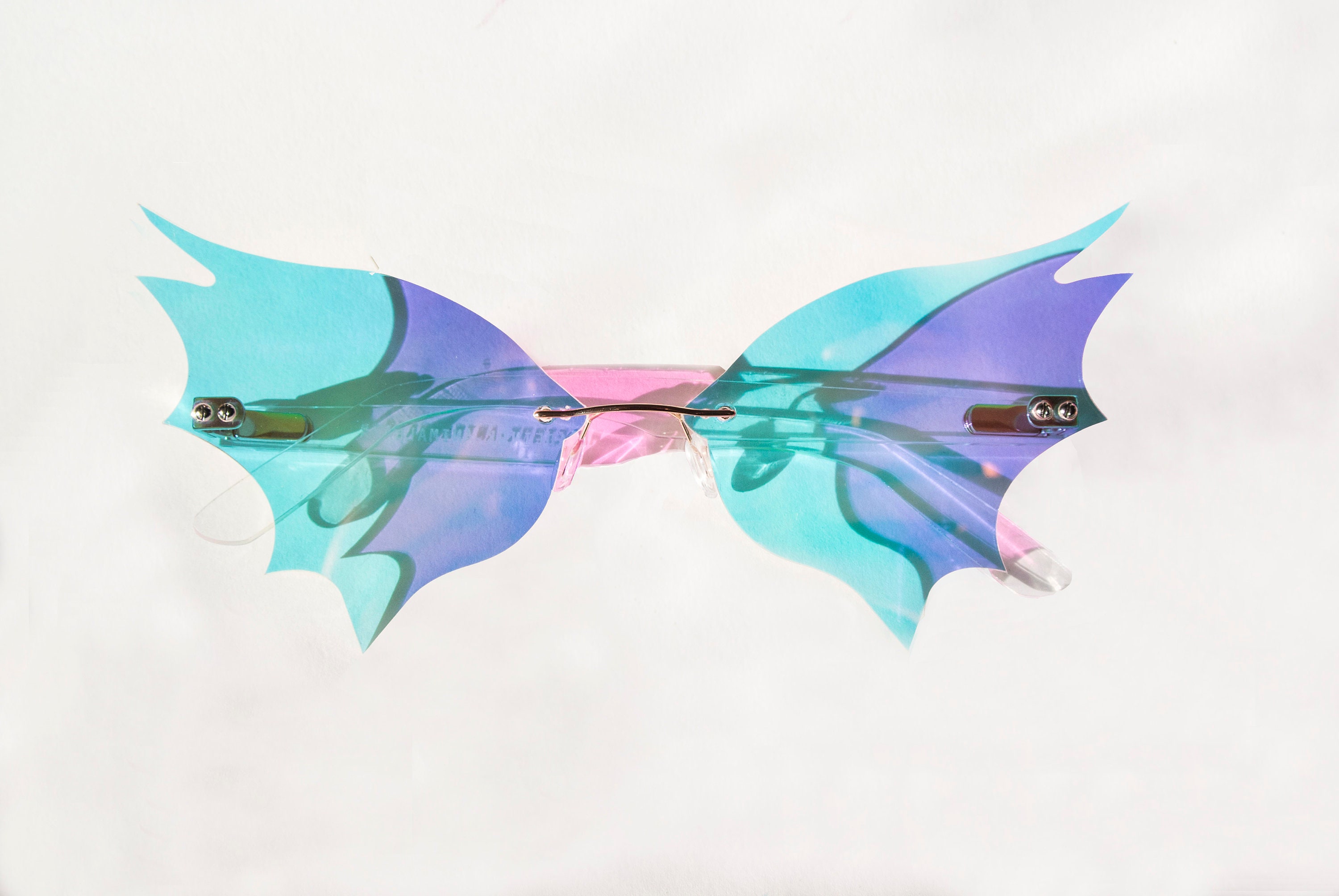 Black Bat Wing Glasses - Etsy UK