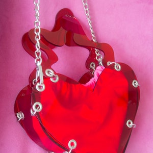 3D Heart Bag - Etsy