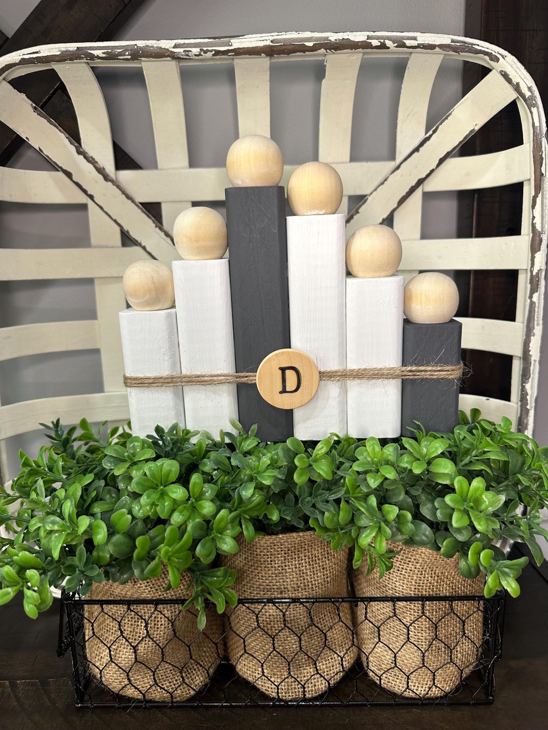 Custom Wood Family Figurines: Personalized Rustic Farmhouse Decor - Etsy