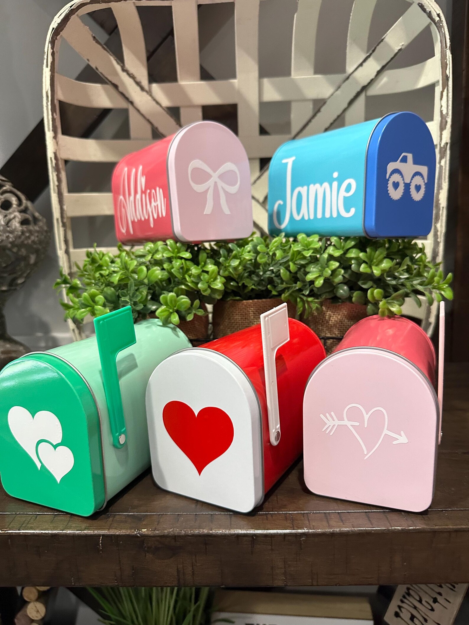 Personalized Valentine’s Day Mini Mailbox – Custom Name Gift for Kids ...