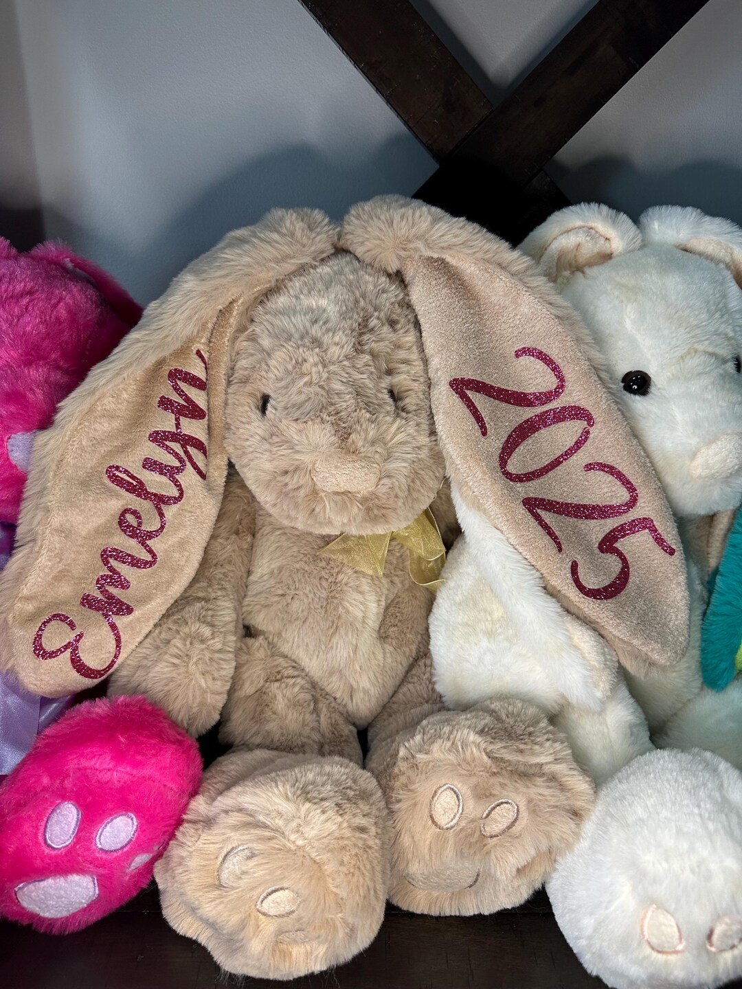 Personalized Easter Bunnies, Easter Bunny, Easter Plush, Easter Gift ...