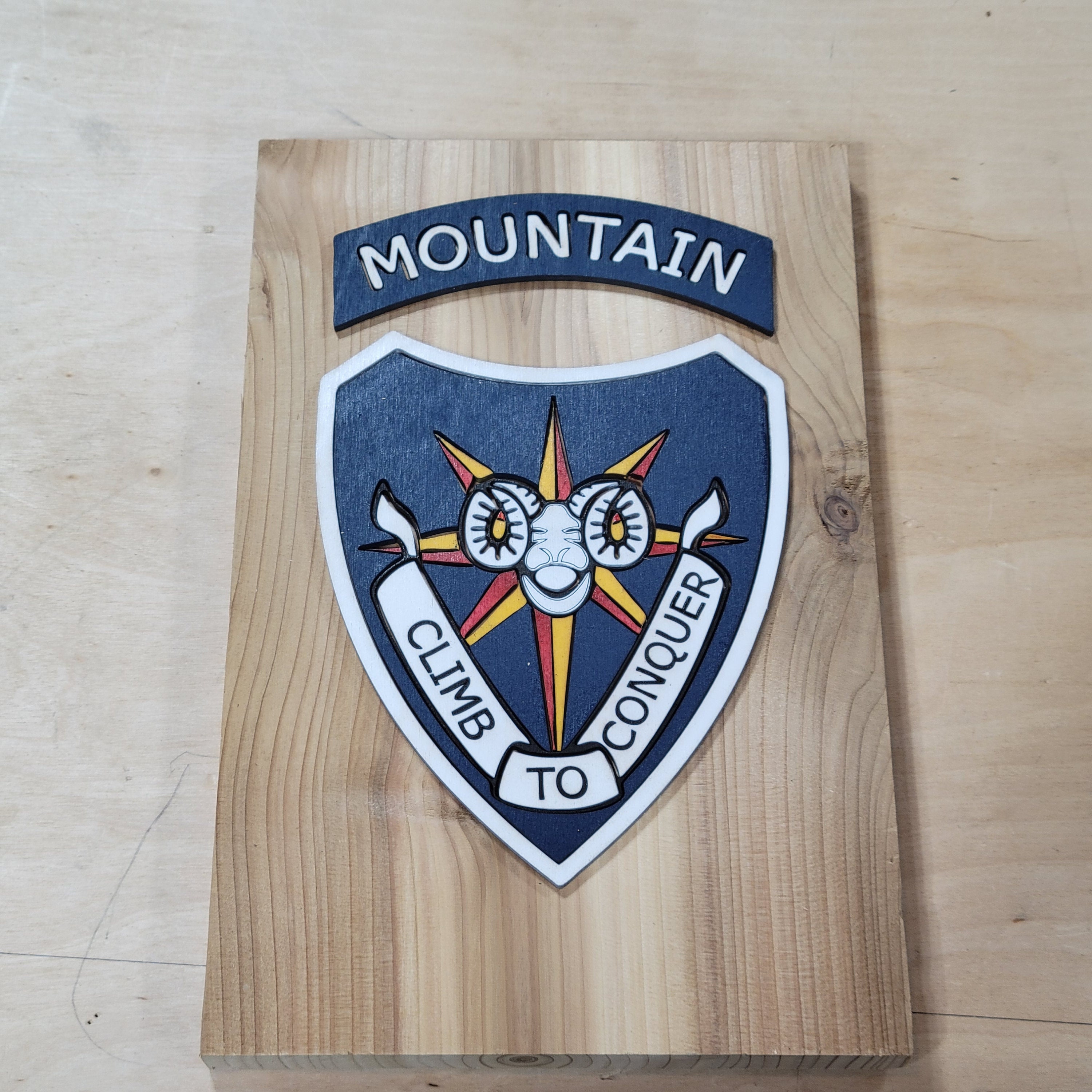 Norwich Mountain Cold Weather MCW Wooden Patch - Etsy