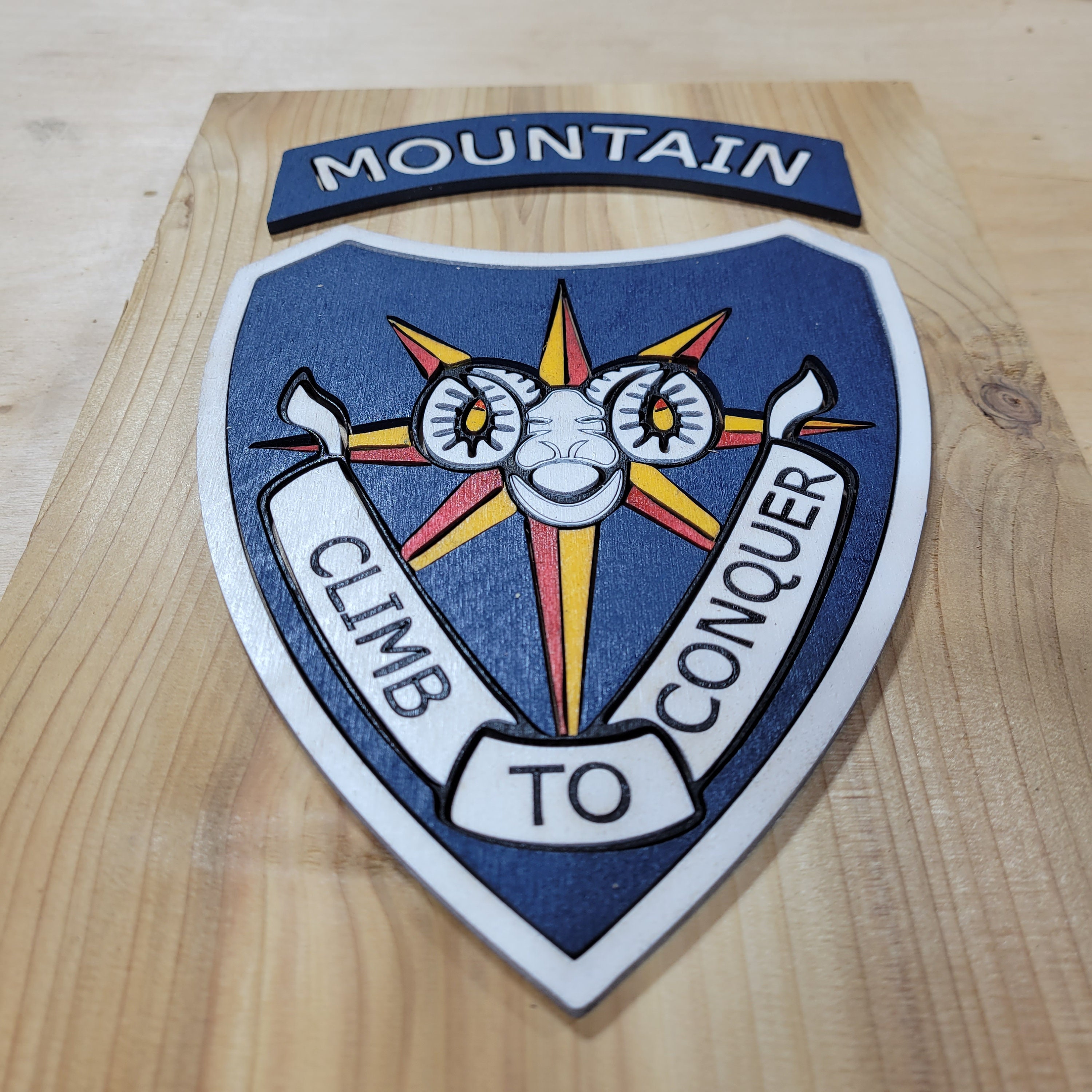 Norwich Mountain Cold Weather MCW Wooden Patch - Etsy