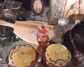 Amber Glass Vanity - Etsy