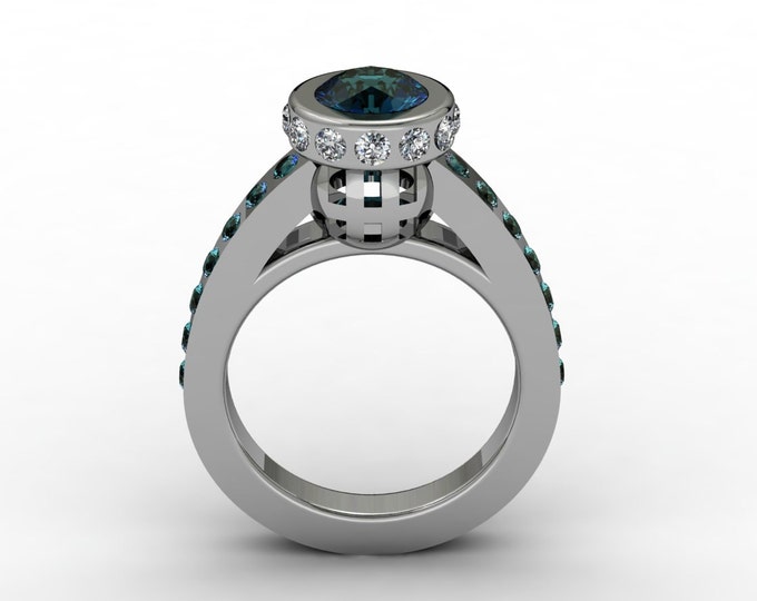 Lighthouse 14k White Gold Engagement or Wedding Bridal With Diamond and ...