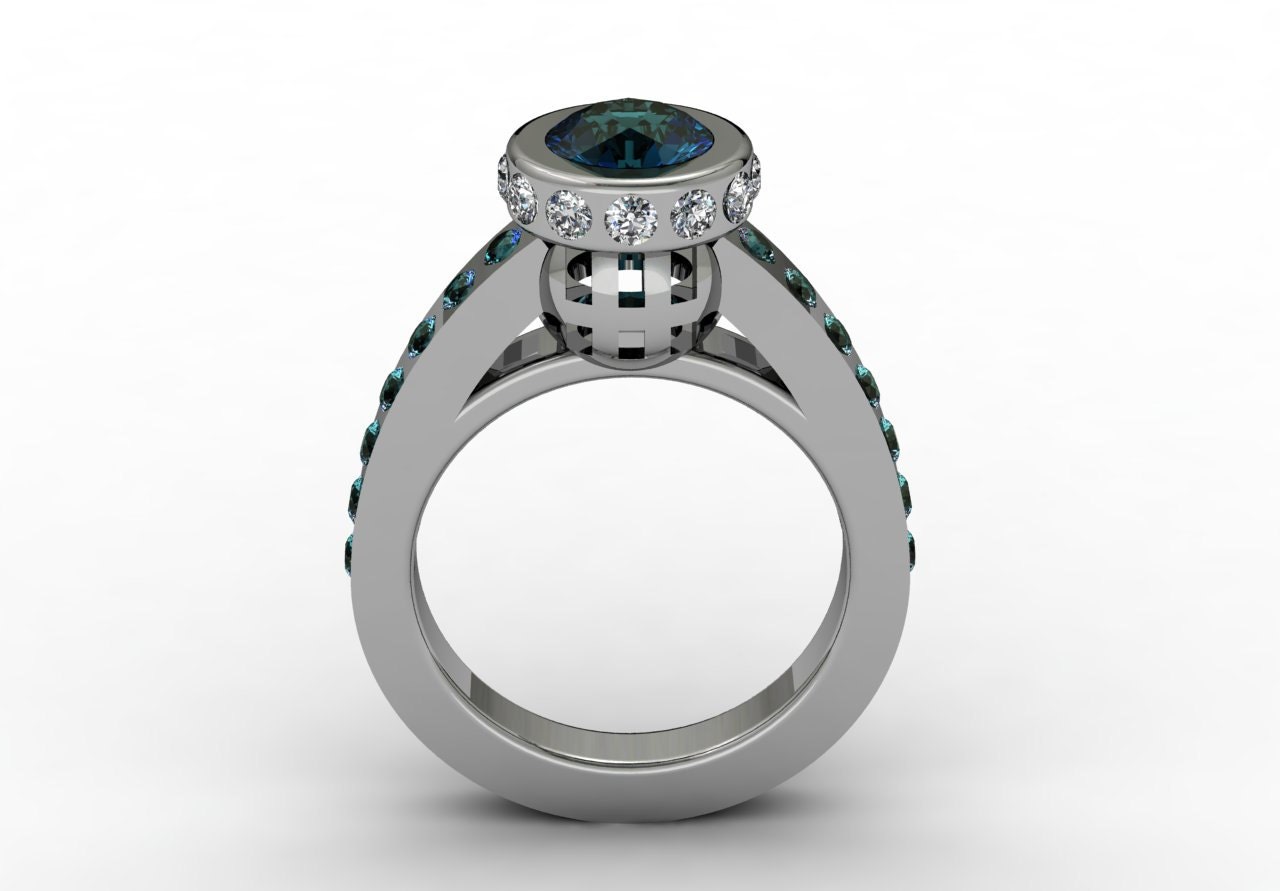 Lighthouse 14k White Gold Engagement or Wedding Bridal With Diamond and ...