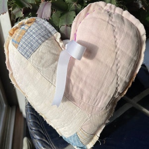 A Vintage Quilted Primitive Style Pillow - Etsy