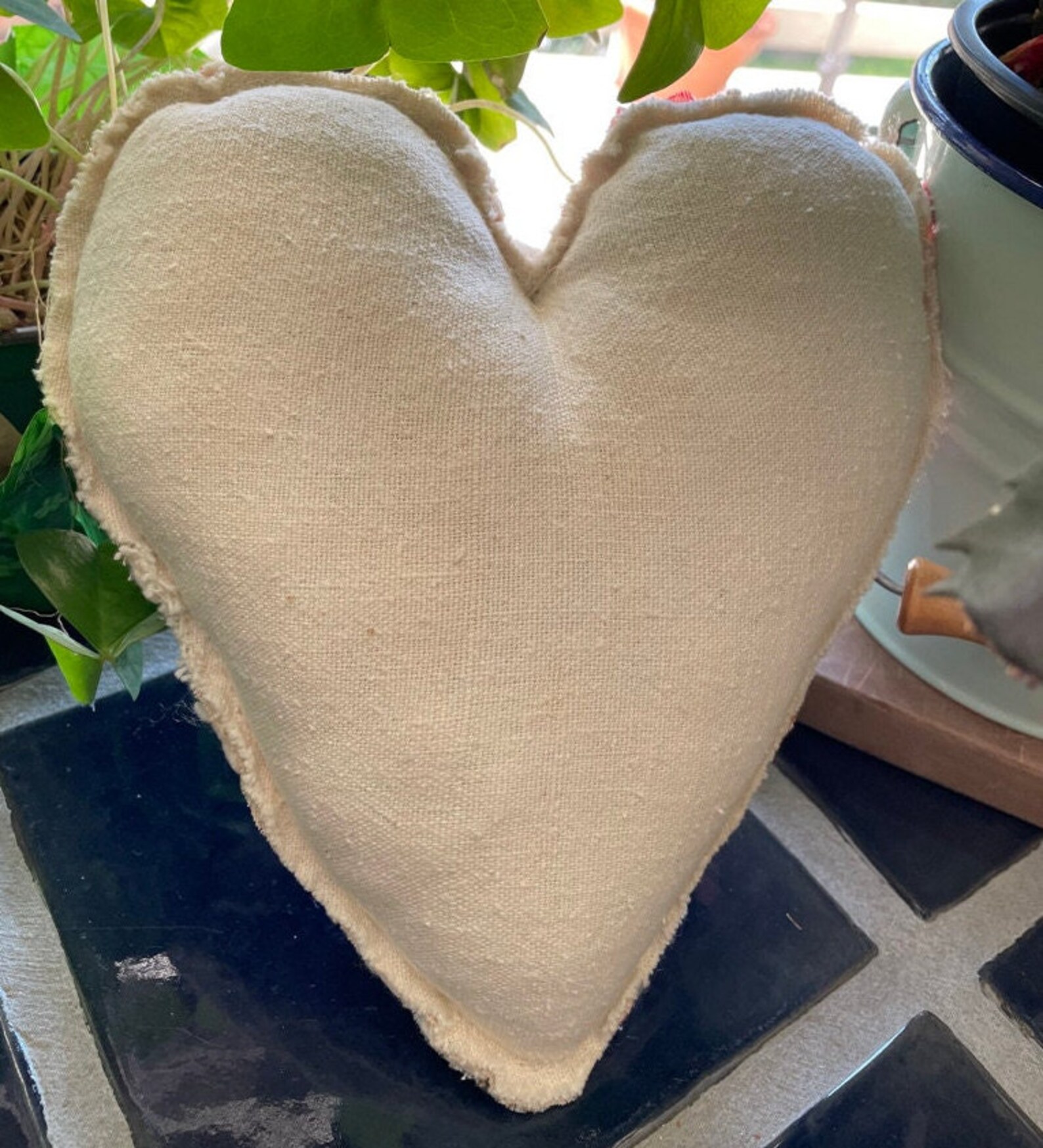 A Vintage Quilted Primitive Style Pillow - Etsy