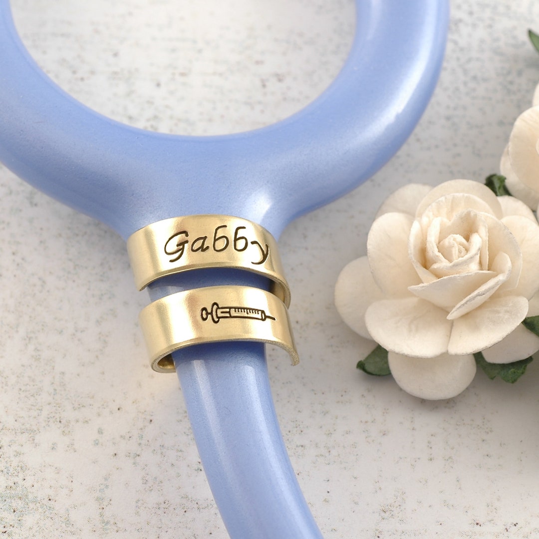 Stethoscope ID Tag - ID Ring - ID Wrap - Gift for Nurse - Student Nurse ...