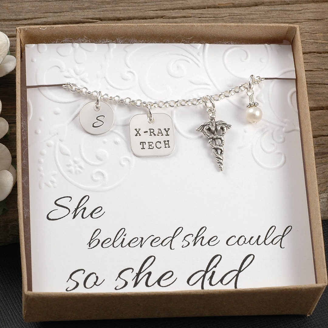X-ray Tech Charm Bracelet or Anklet - X-ray Technician, RAD Tech, MRI ...