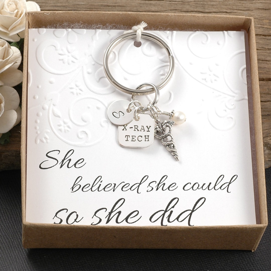 X-RAY TECH Key Chain, X-ray Technician, RAD, Mri Tech, Medical Keychain ...