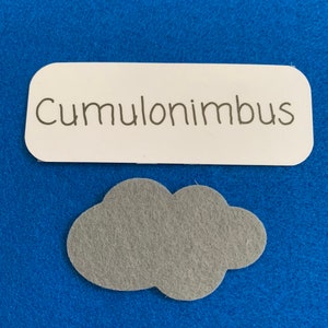 Learning Kit - Types of Clouds - Etsy