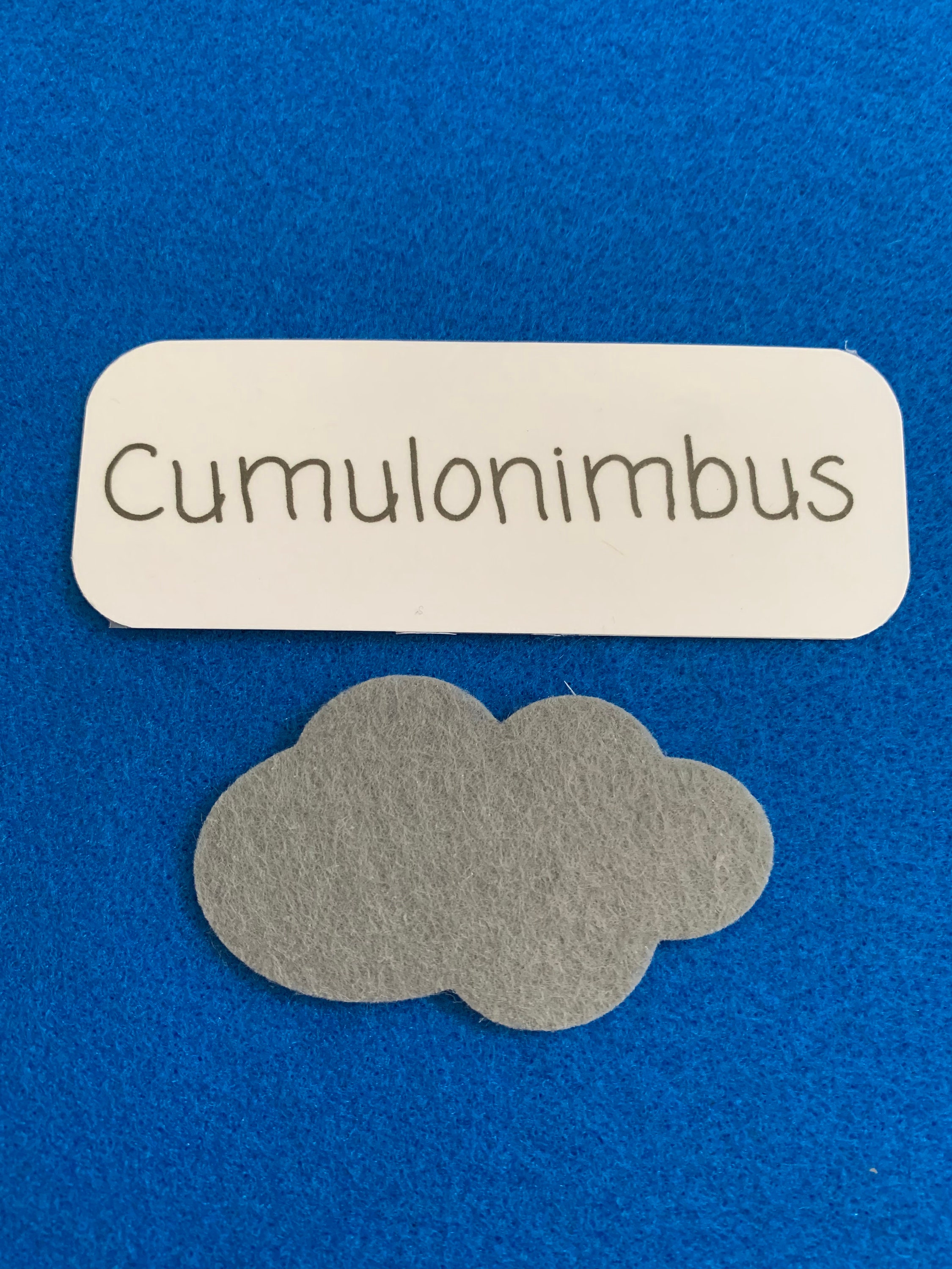 Learning Kit - Types of Clouds - Etsy