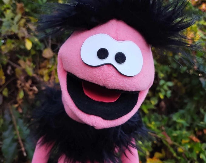 Iggy With Black Hair - One of a Kind Puppet - Etsy