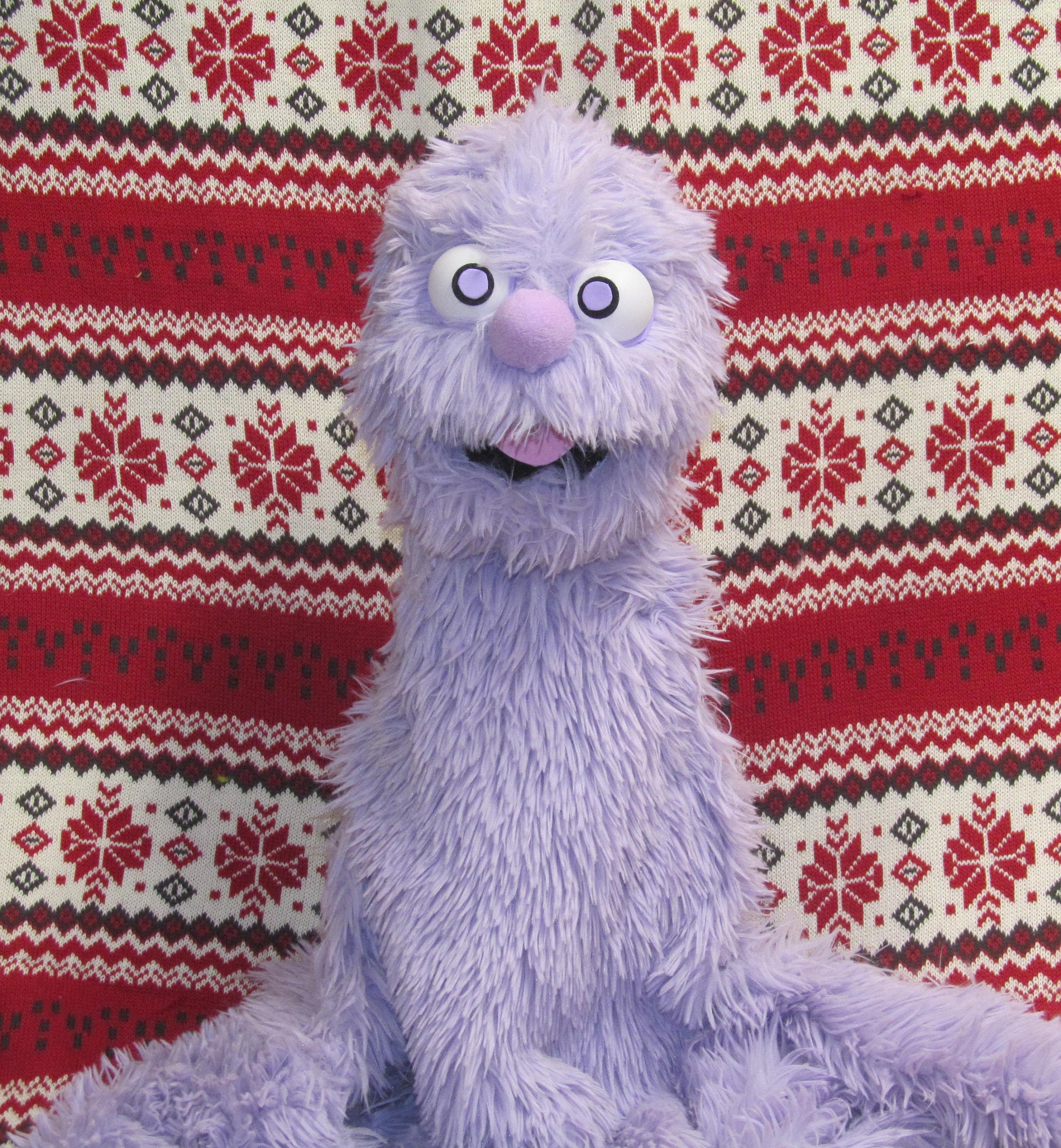 Lavender Monster Puppet One of a Kind - Etsy