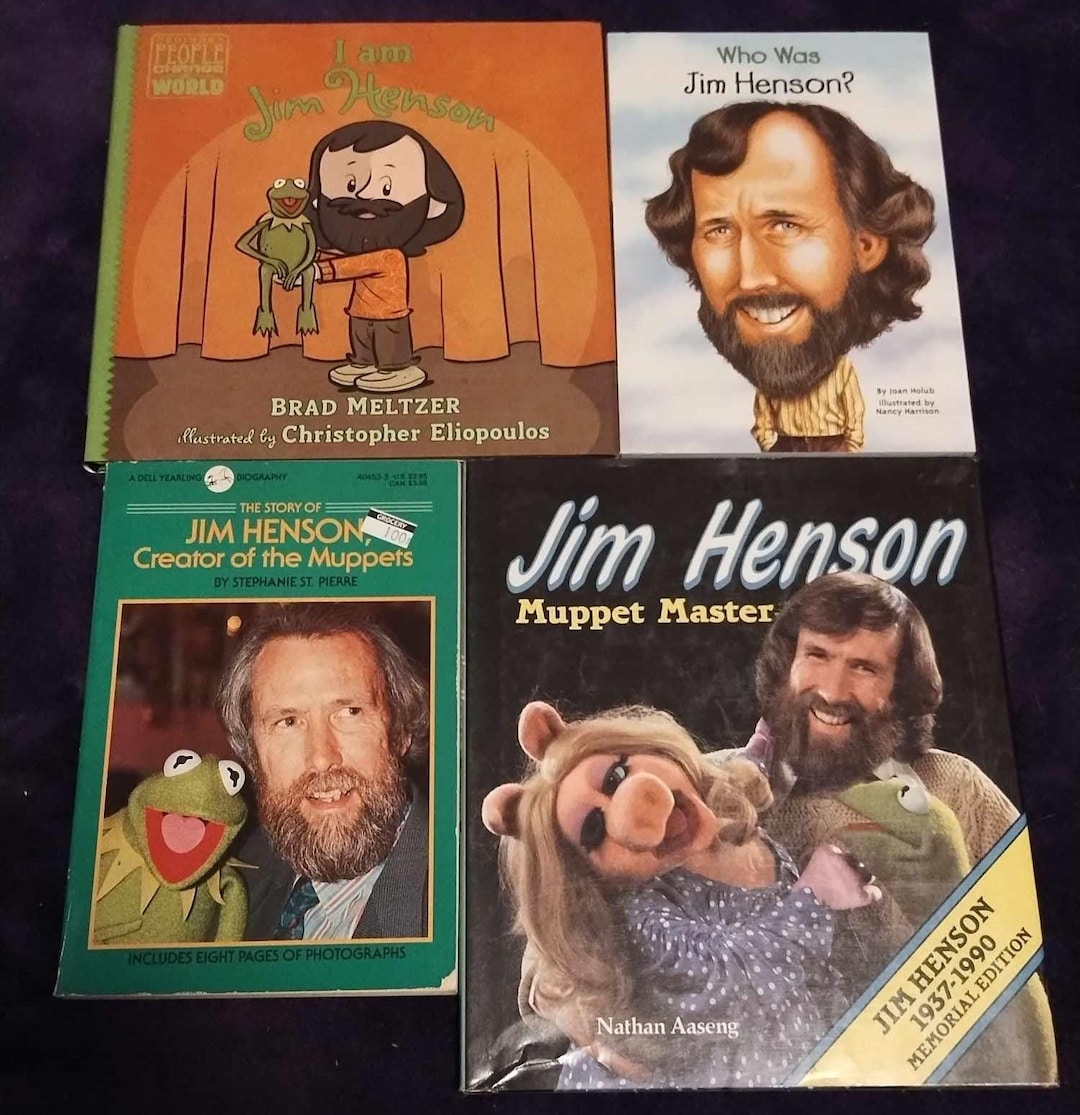 Jim Henson Book Lot - Muppets Sesame Street Fraggle Rock Dark Crystal ...