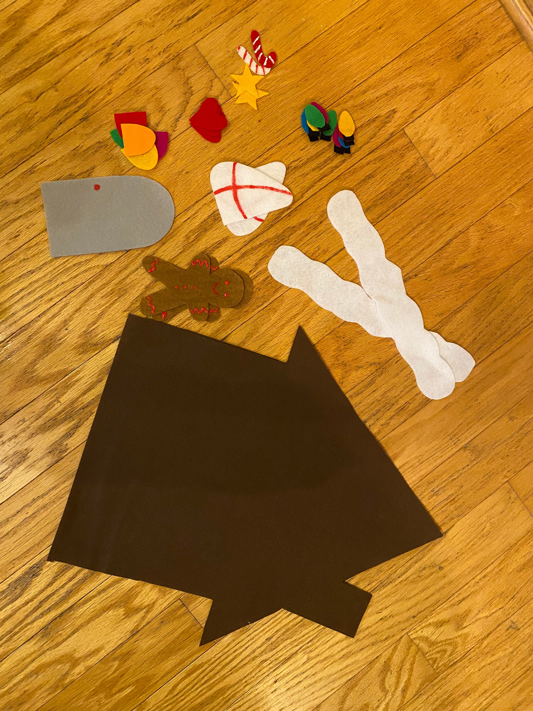 Gingerbread Felt Kit - Etsy