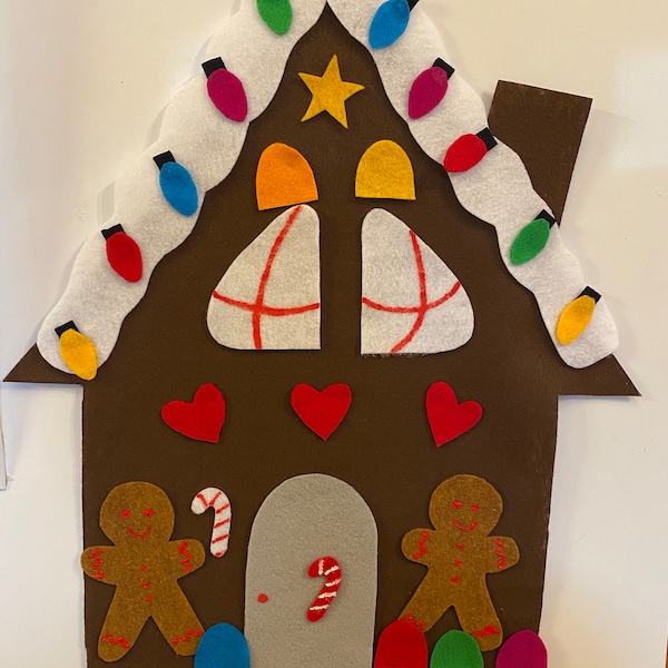Felt Gingerbread House - Etsy