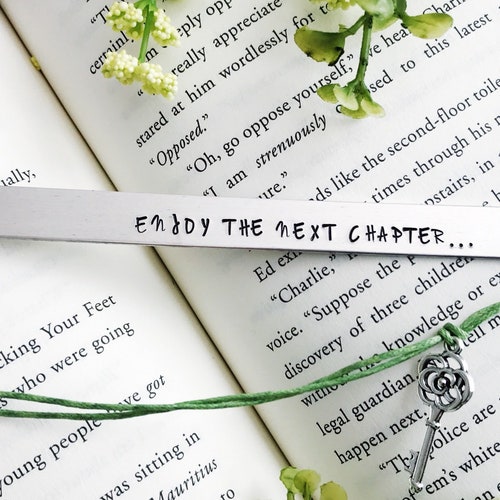 Enjoy the Next Chapter Bookmark Graduation or Retirement - Etsy