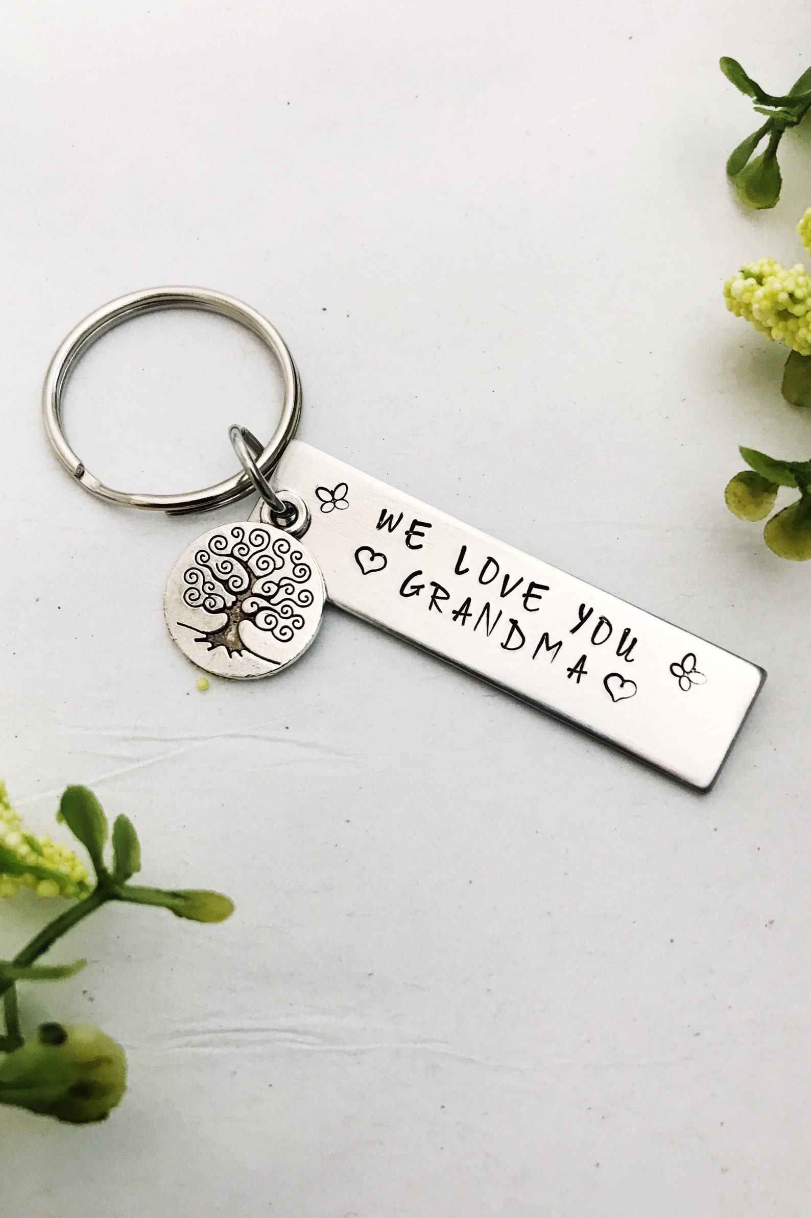 Grandma Keychain With Names Mothers Day Gift For Great | Etsy