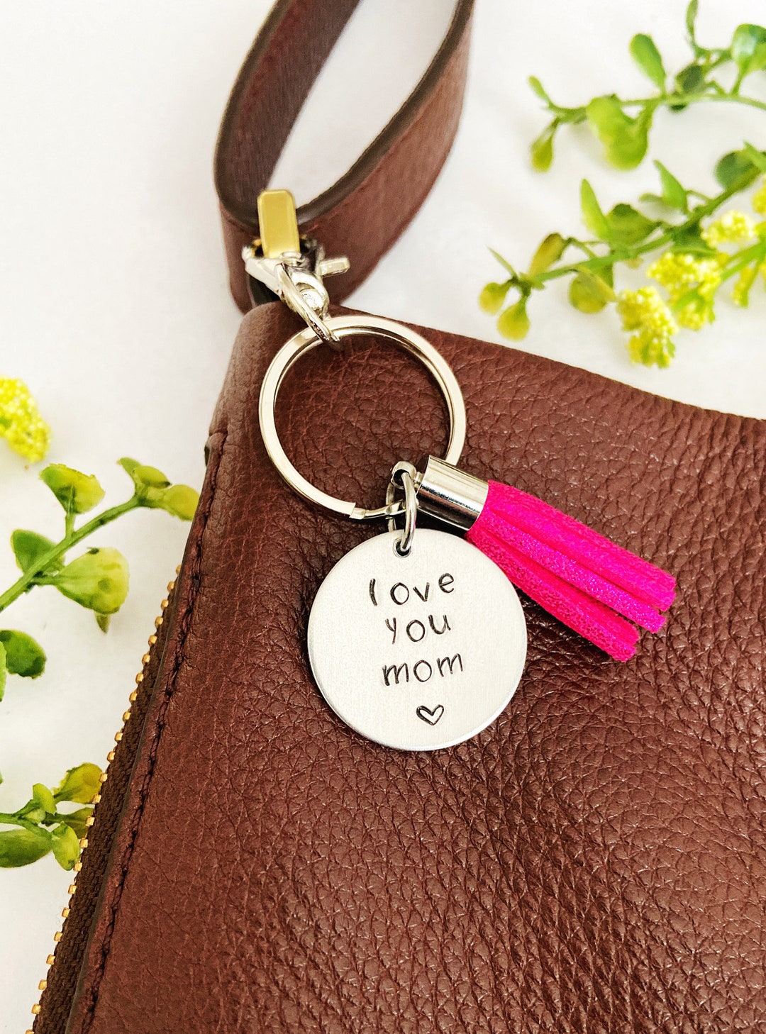 Mom Gift From Daughter Son, Keychain for Women, Mom Keychain, Mothers ...