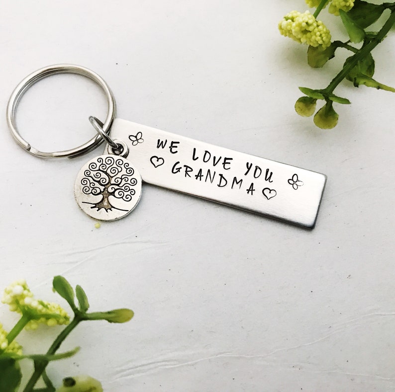 Grandma Keychain With Names Mothers Day Gift for Great - Etsy