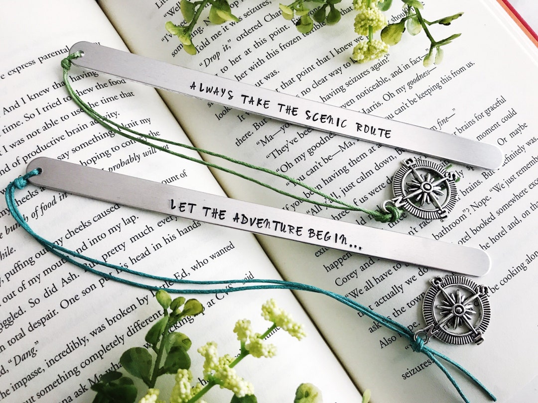Let the Adventure Begin Custom Bookmark Graduation Gift for Her ...