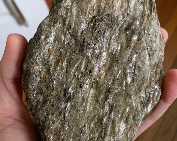 Mica Schist Rock * 3 Lbs. 10.9 Oz Foliated Metamorphic Specimen With ...