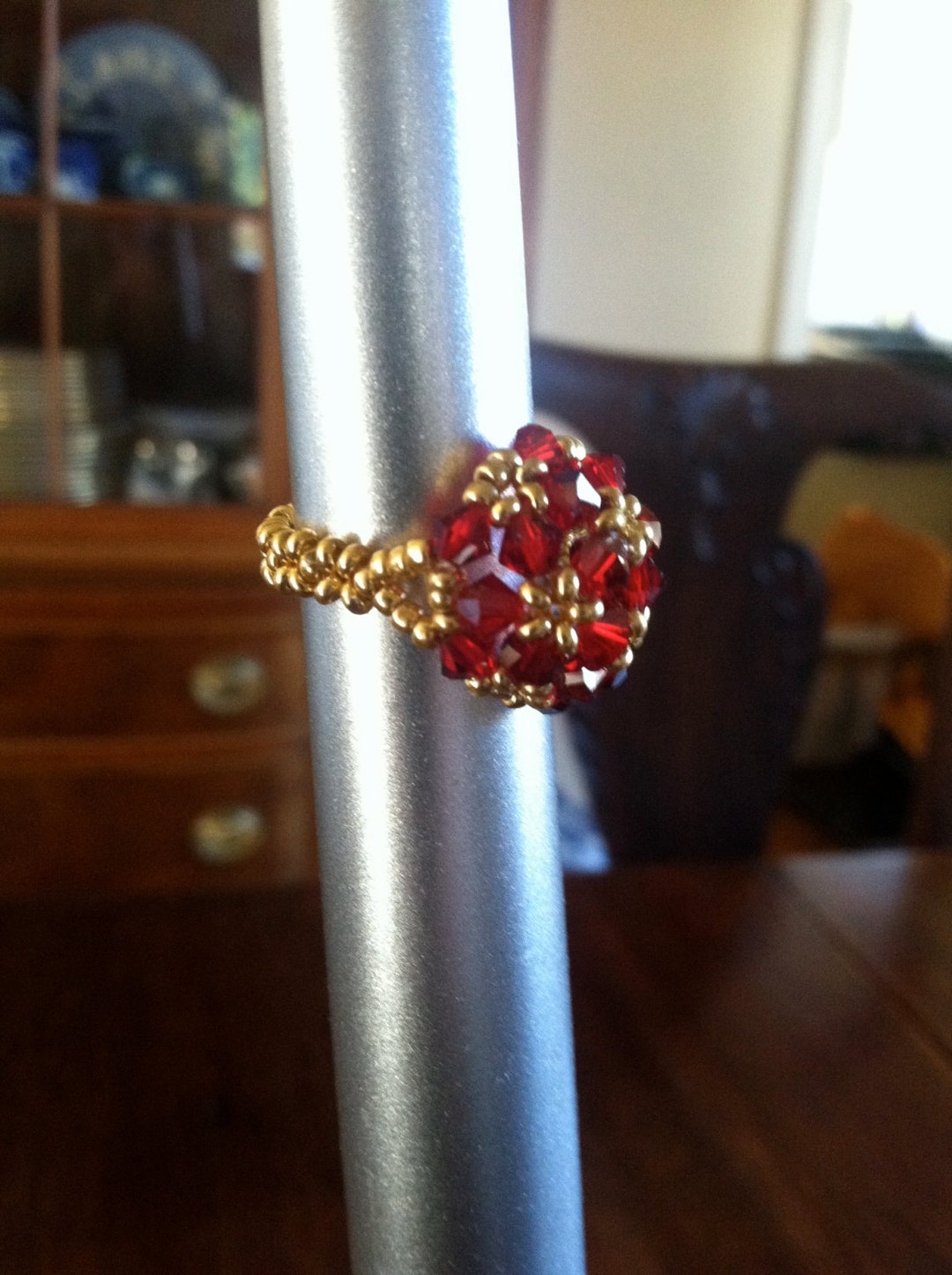 Swarovski Dome Ring - Etsy