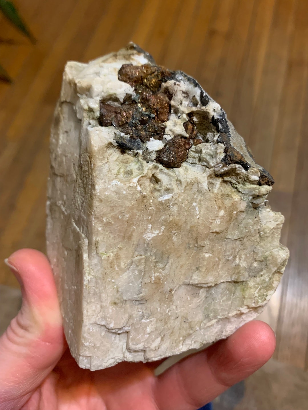Natural Calcite With Magnetite and Pyrite - Etsy