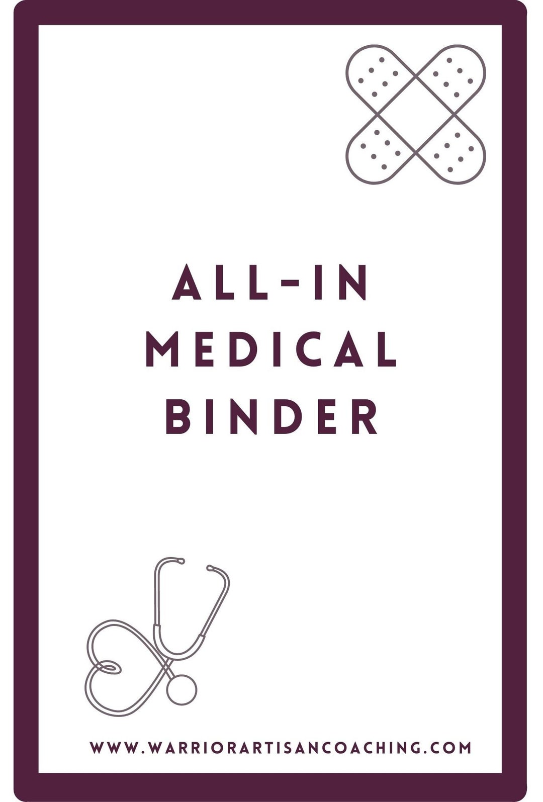 Medical Binder Adult Version - Etsy