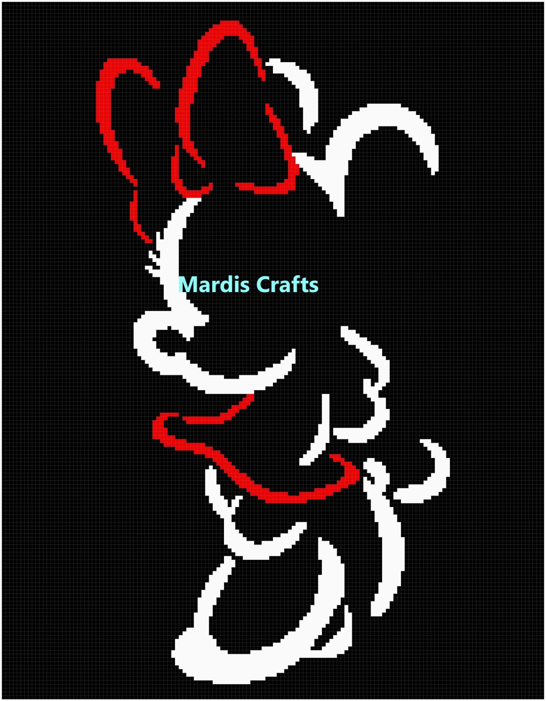 Minnie Mouse Crochet Graphghan Chart - Etsy
