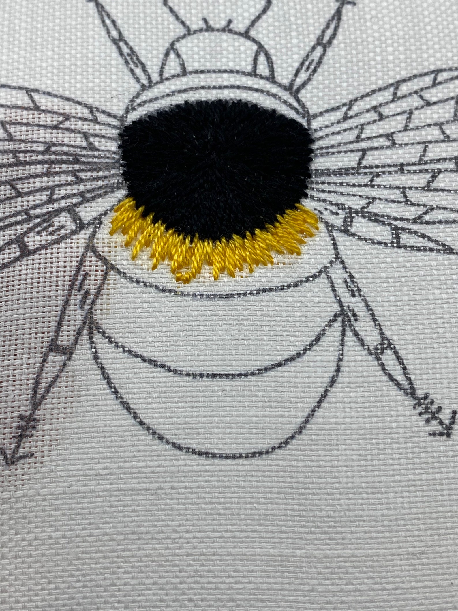 Bumble Bee PDF Embroidery Pattern PDF Downloadable Pattern - Etsy