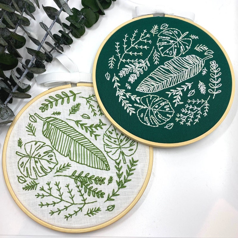 Plant Embroidery - Etsy