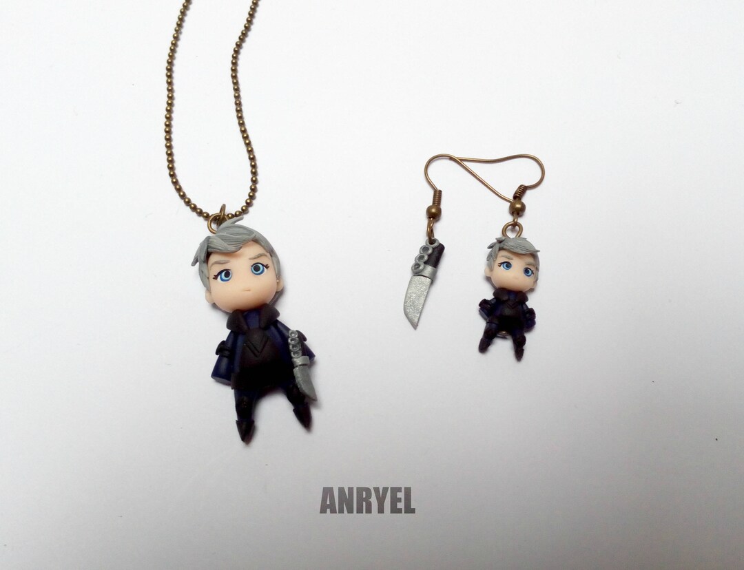 The Walking Dead FAN ART TWD Jesus Necklace, Keychain or Earrings ...