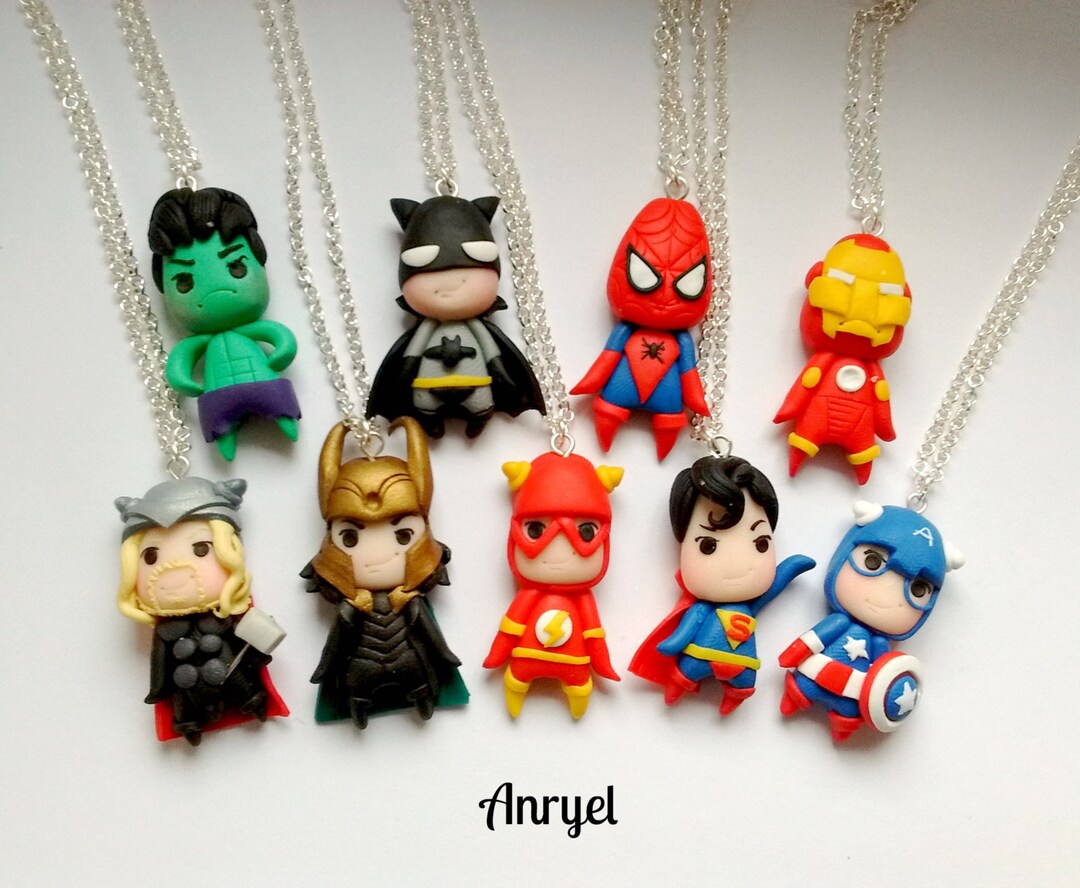 Do You Need A Super Hero Necklace Superhero FAN ART Heroes - Etsy