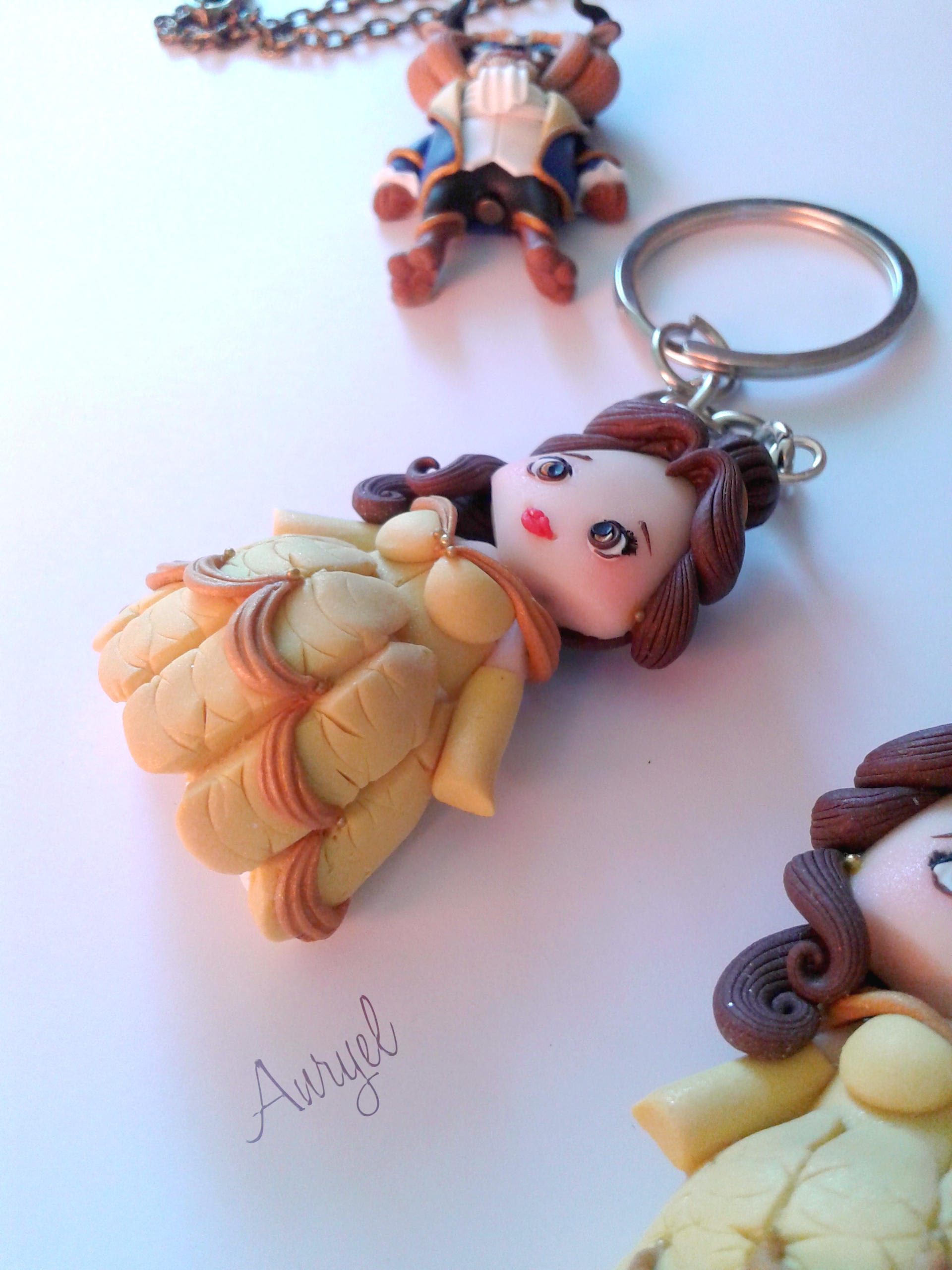 Polymer Clay Necklace, Earrings or Keychain – Characters Inspired by an ...