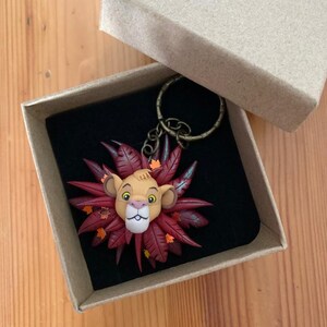 Handmade Necklace or Keychain - Charm Inspired by a Brave Lion Cub - Etsy