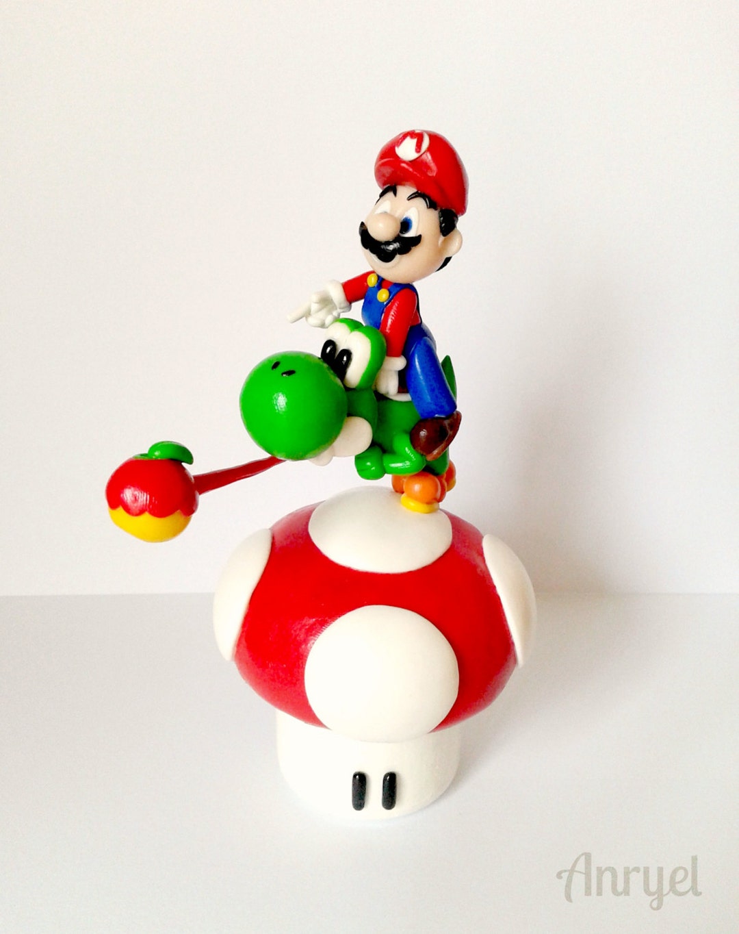 Super Mario Bros FAN ART Yoshi Box - Nintendo Gaming Mushroom Kingdom ...